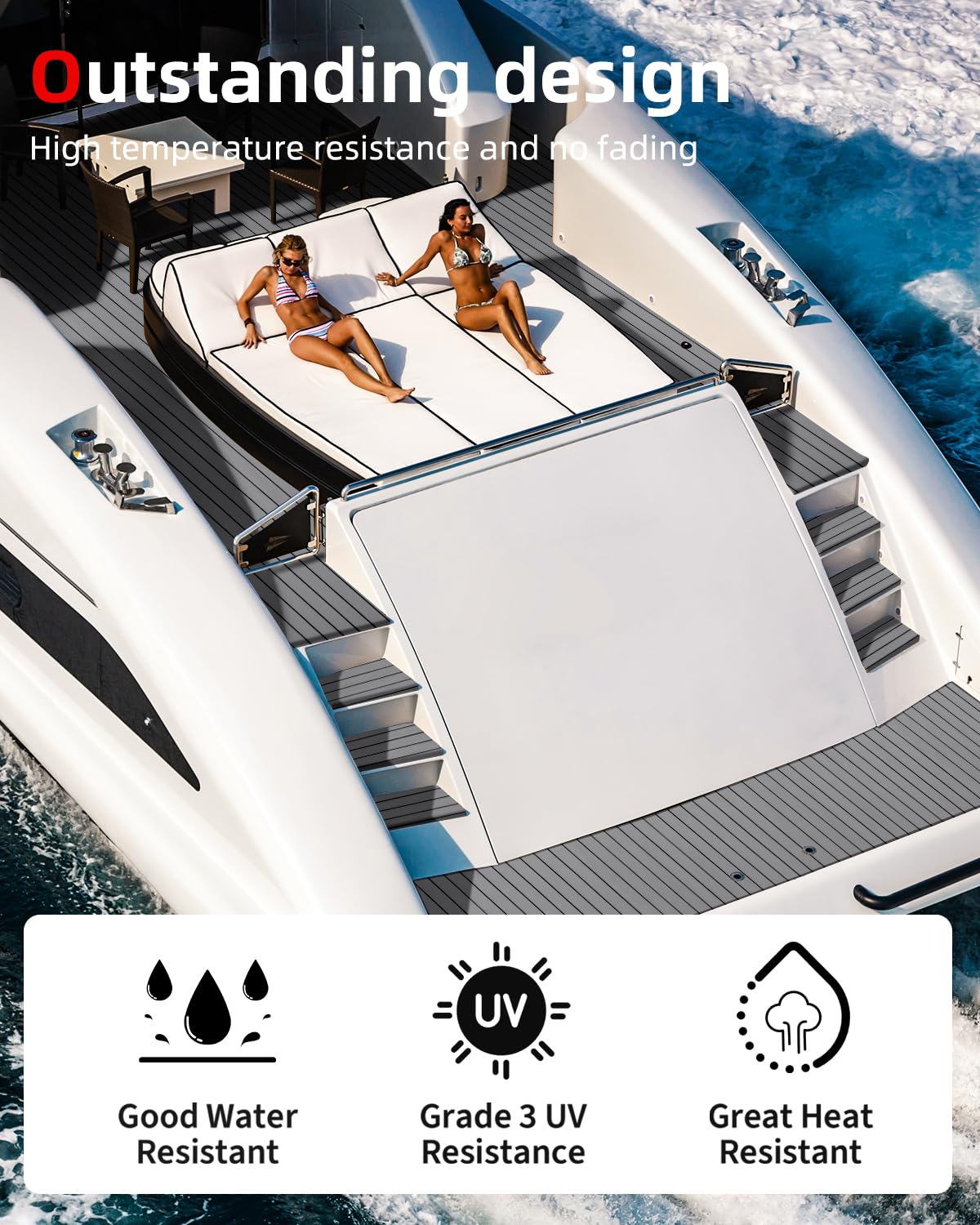 Snapklik.com : Abahub EVA Foam Boat Decking 96x168 Self-Adhesive Faux ...