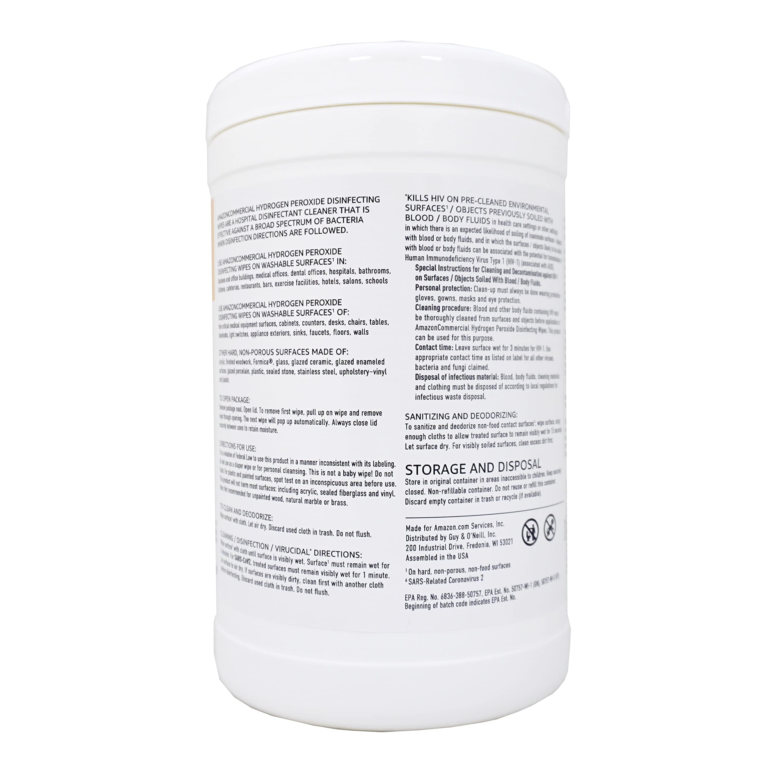 Snapklik.com : Commercial Hydrogen Peroxide Disinfecting Wipes ...