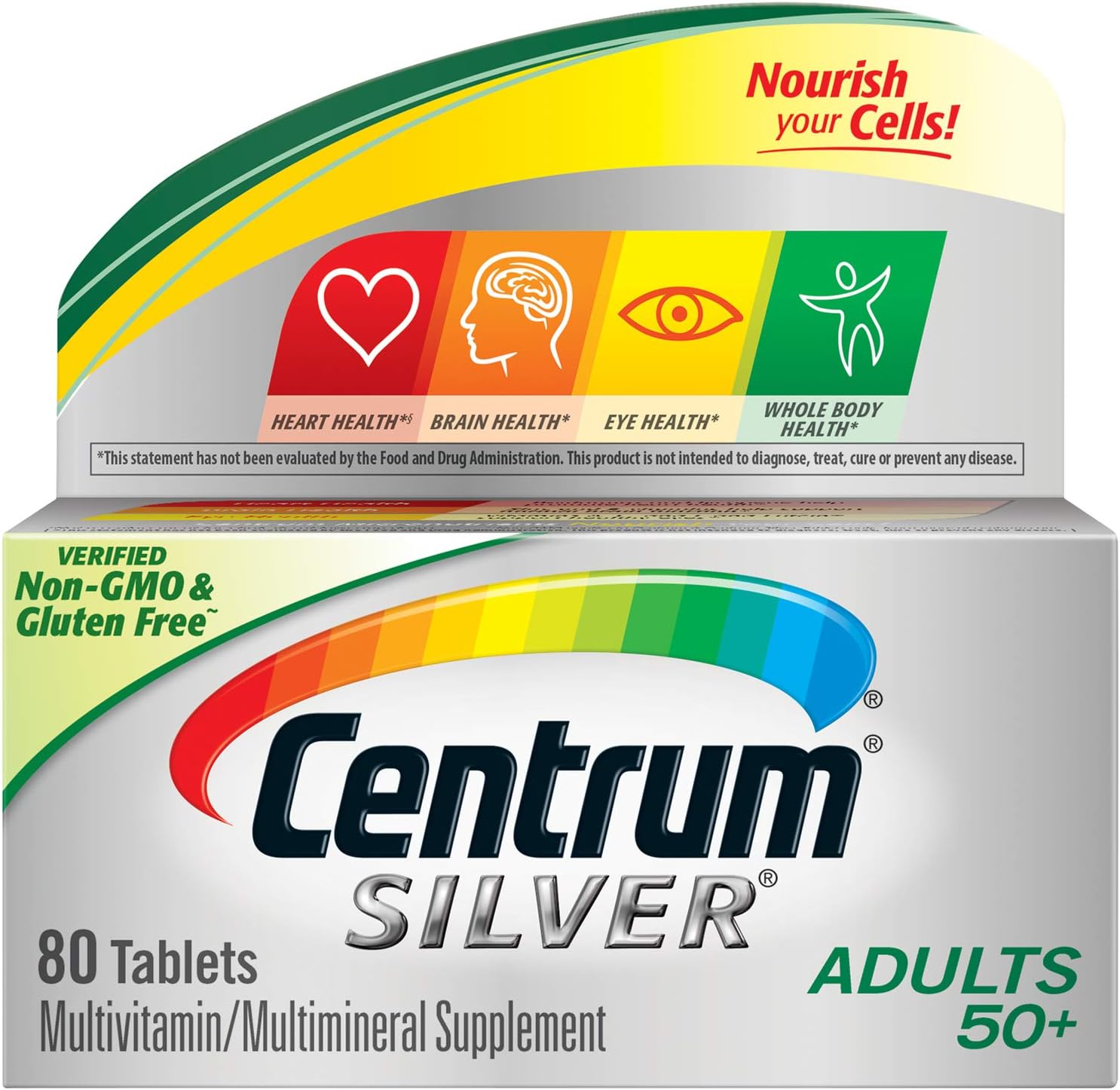 Amazon.com: Centrum Silver Men's 50+ Tablets 100 Tablets : Health ...