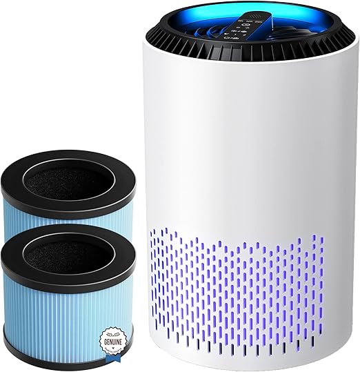 Amazon.com: AROEVE Air Purifiers(White) for Home with Three H13 HEPA ...