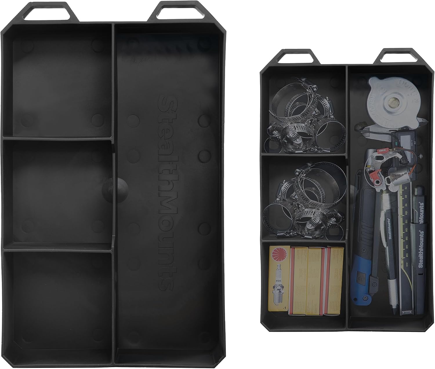 Amazon.com: StealthMounts Quad FlexiTray | Flexible Tool Trays ...