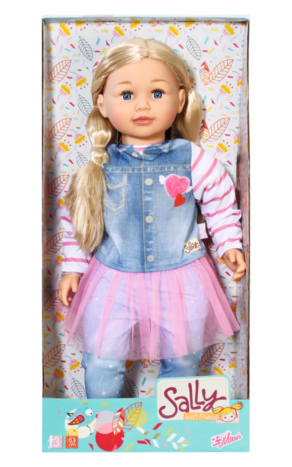 Zapf Sam And Sally Dolls Zapf Creation Sally Best Friend Pop 63cm