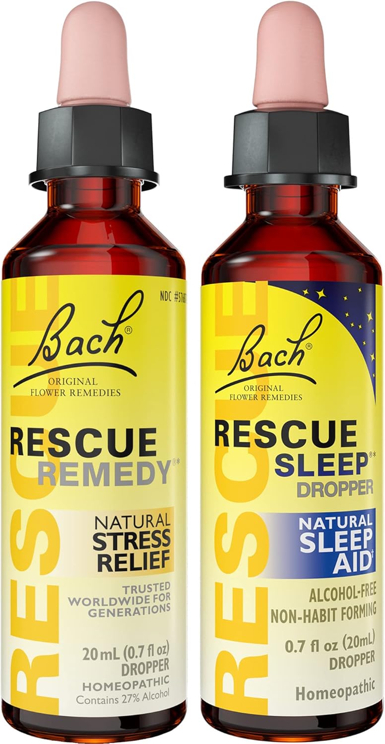 Amazon.com: Day & Night Dropper Bundle, Bach Rescue Remedy Dropper ...