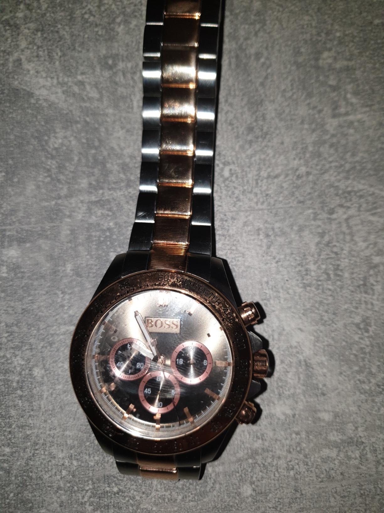 Hugo Boss 1513339 Ikon Chronograph Uhr Herrenuhr Edelstahl 100m Analog ...