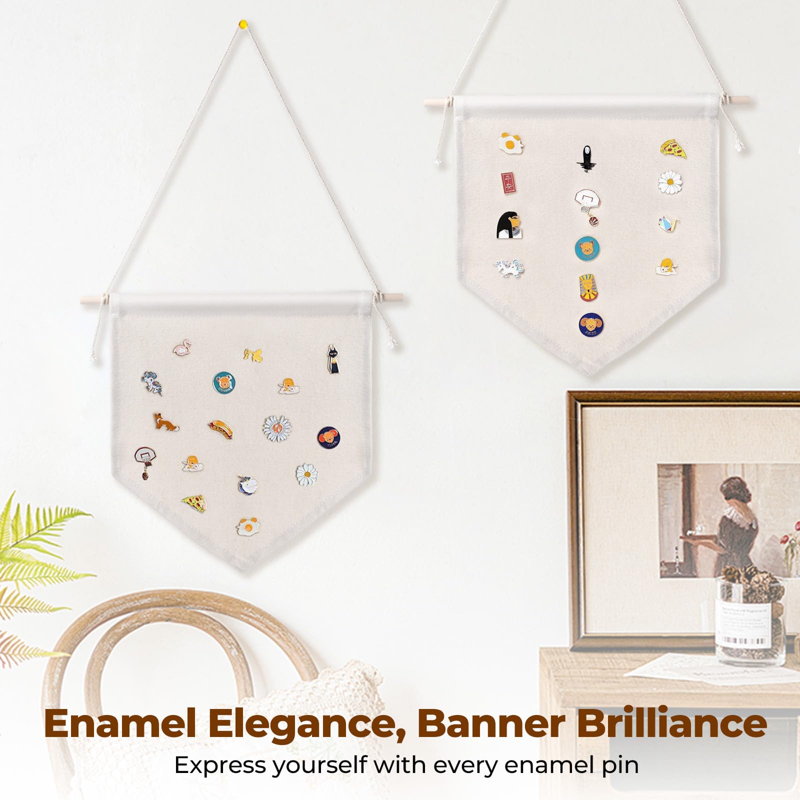 Snapklik.com : 16PCS Blank Canvas Banners - Wall Decorative DIY Wall ...
