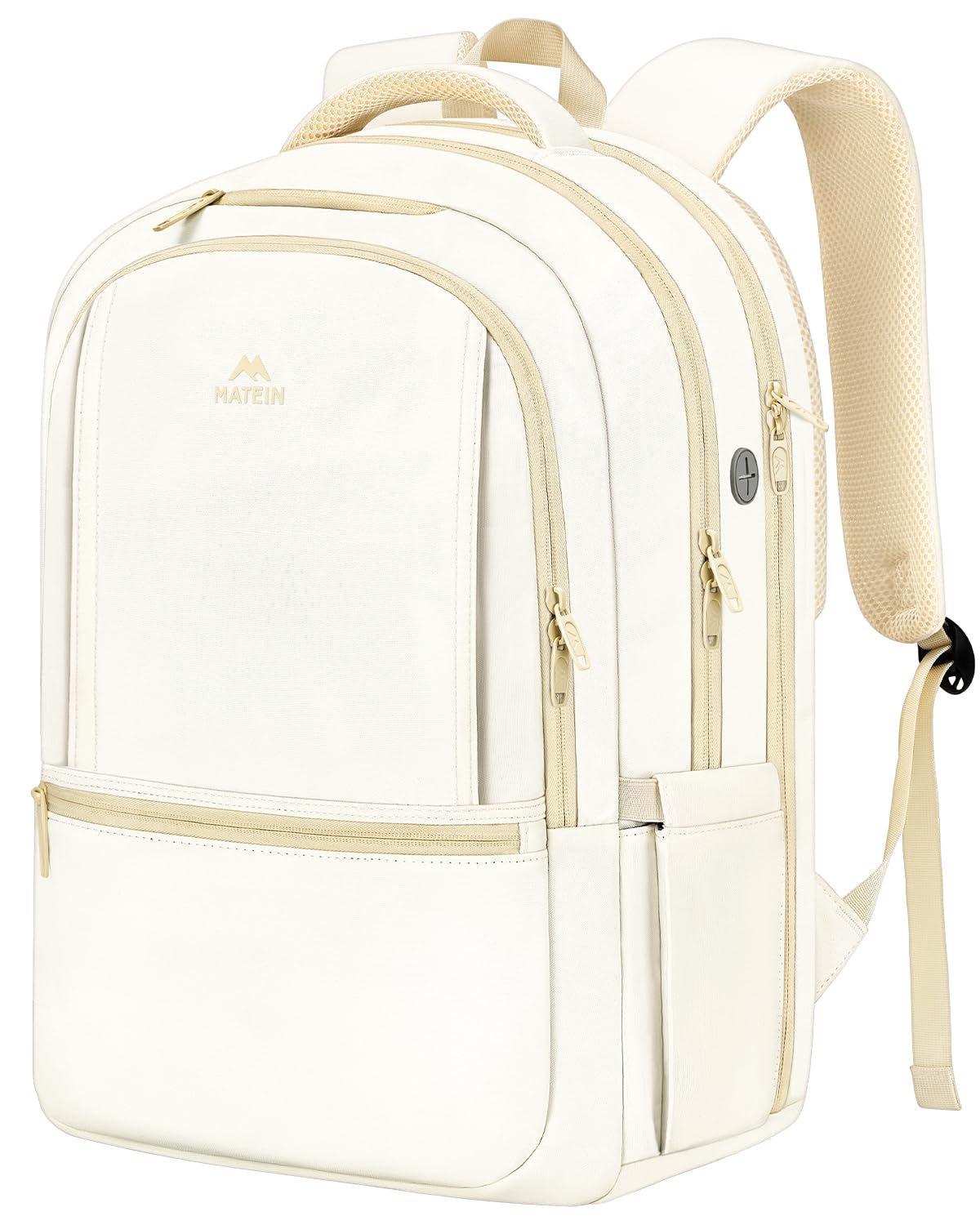 Amazon.com: MATEIN Cute Backpacks for Teen Girls, Beige Backpack for ...