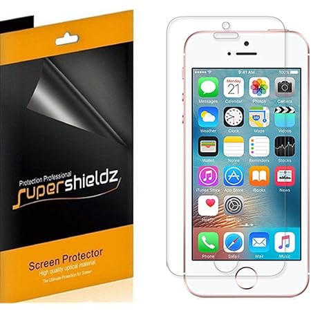 Amazon.com: Supershieldz (6 Pack) Designed for iPhone SE (1st Gen, 2016 ...