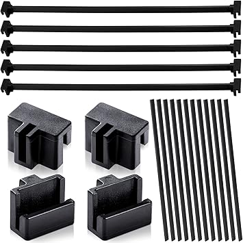 Amazon.com : Epakh 36 Pcs Metal File Cabinet Rails Set Include 12 ...