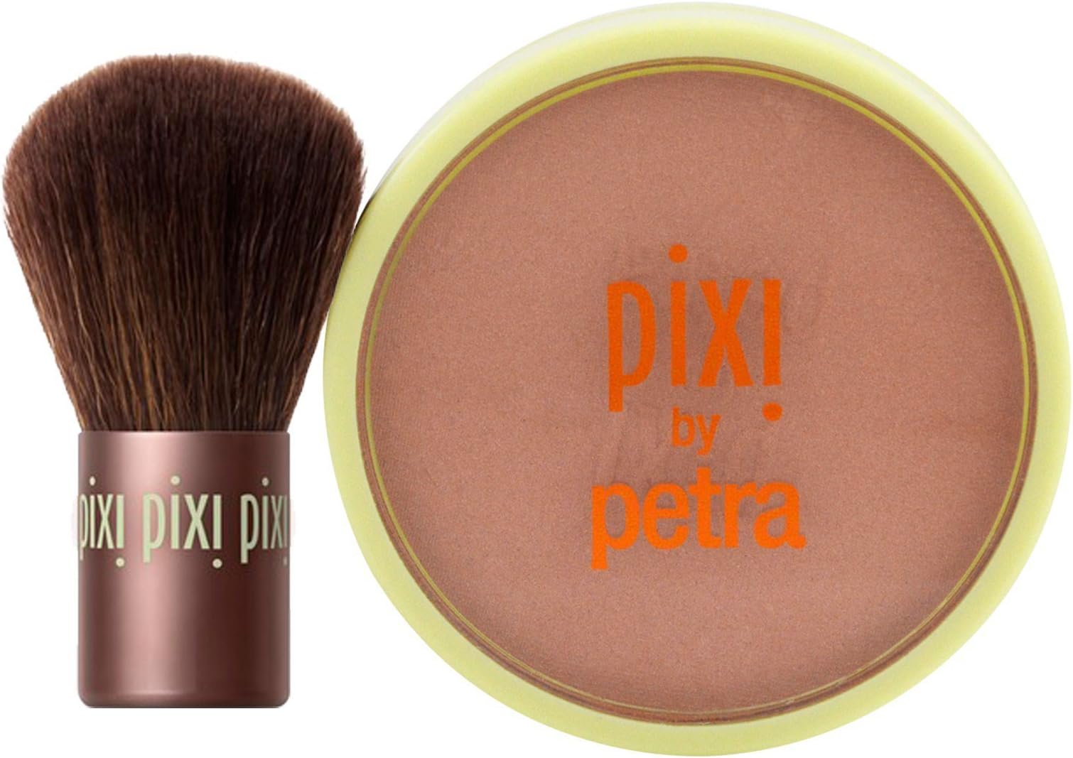 Amazon.com: Pixi Beauty Bronzer + Kabuki | Hydrating, Silky Bronzing ...