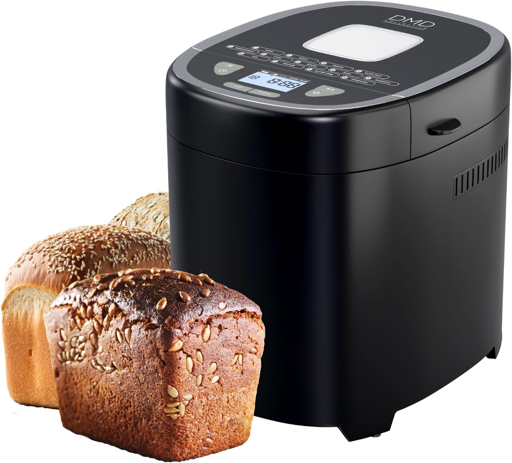 DMD® | 17-in-1 Bread Maker, 2lb Bread Machine with 1 Hour Keep Warm, 13 ...