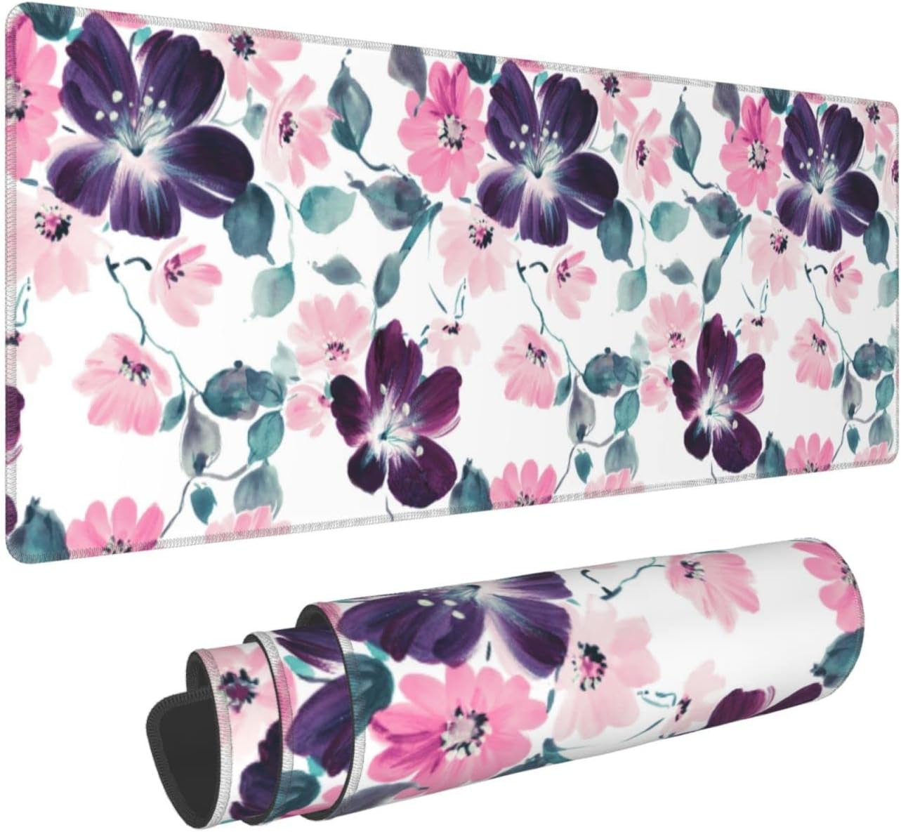 Amazon.com: XL Mouse Pad, Cute Flower Large Mouse Pad Gaming, Long ...