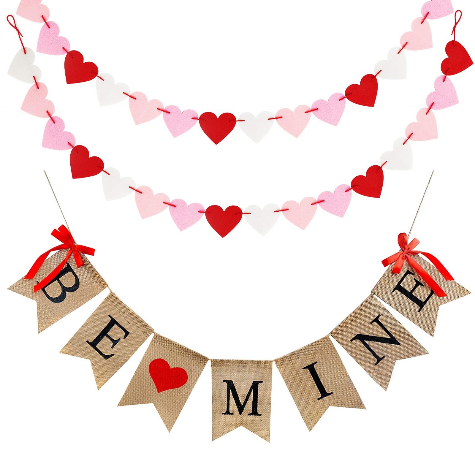 Amazon.com: Valentines Day Decor, Valentines Decorations Banner ...