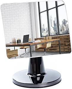 Desk and Cubicle Mirror to see behind you, CONICAL SHAPED Stand with ...