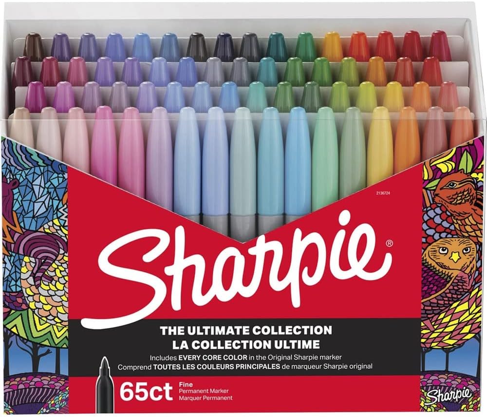 Amazon.com : SHARPIE Permanent Markers Combo Pack, Assorted Original ...