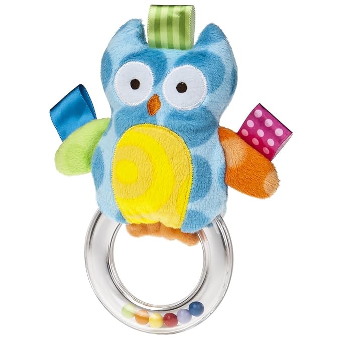 Amazon.com : Taggies Colours Owl Ring - Assorted, Sold Individually ...