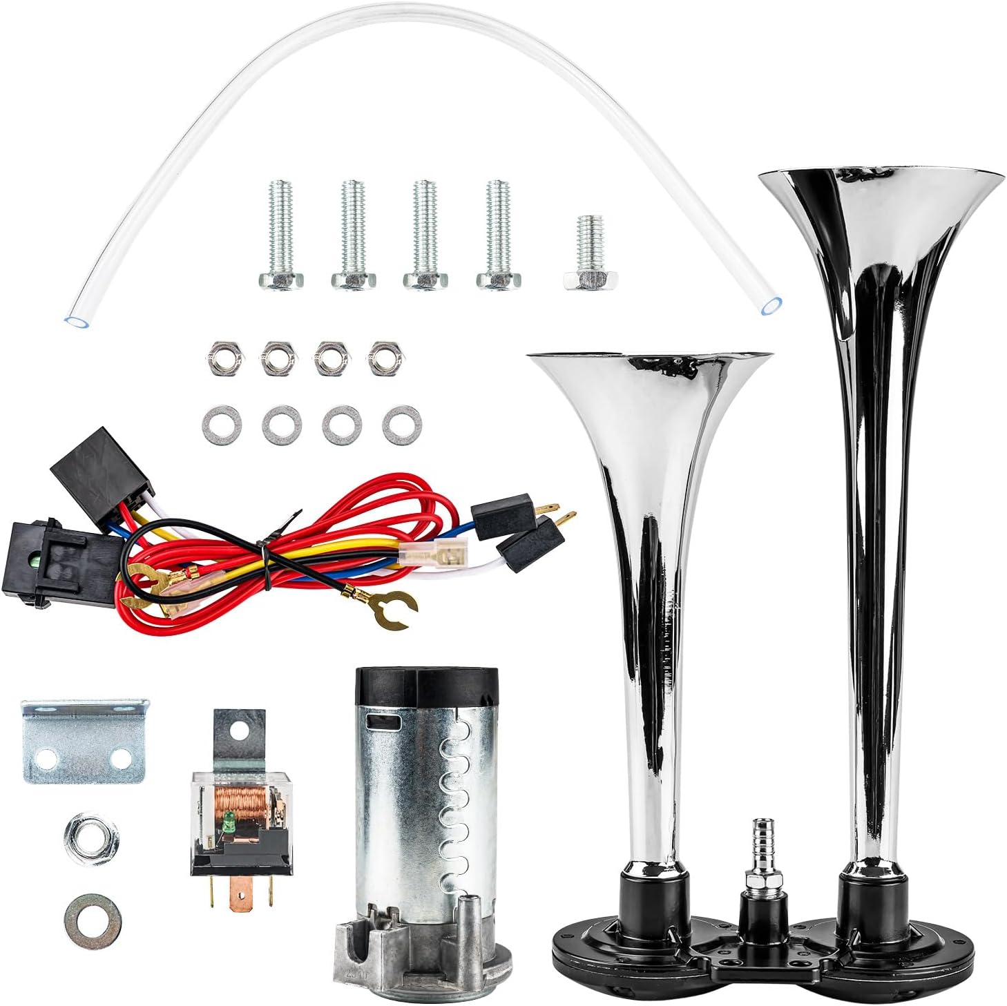 Amazon.com: Air Horn for Truck, DriSentri 12V 178db Super Loud Dual ...