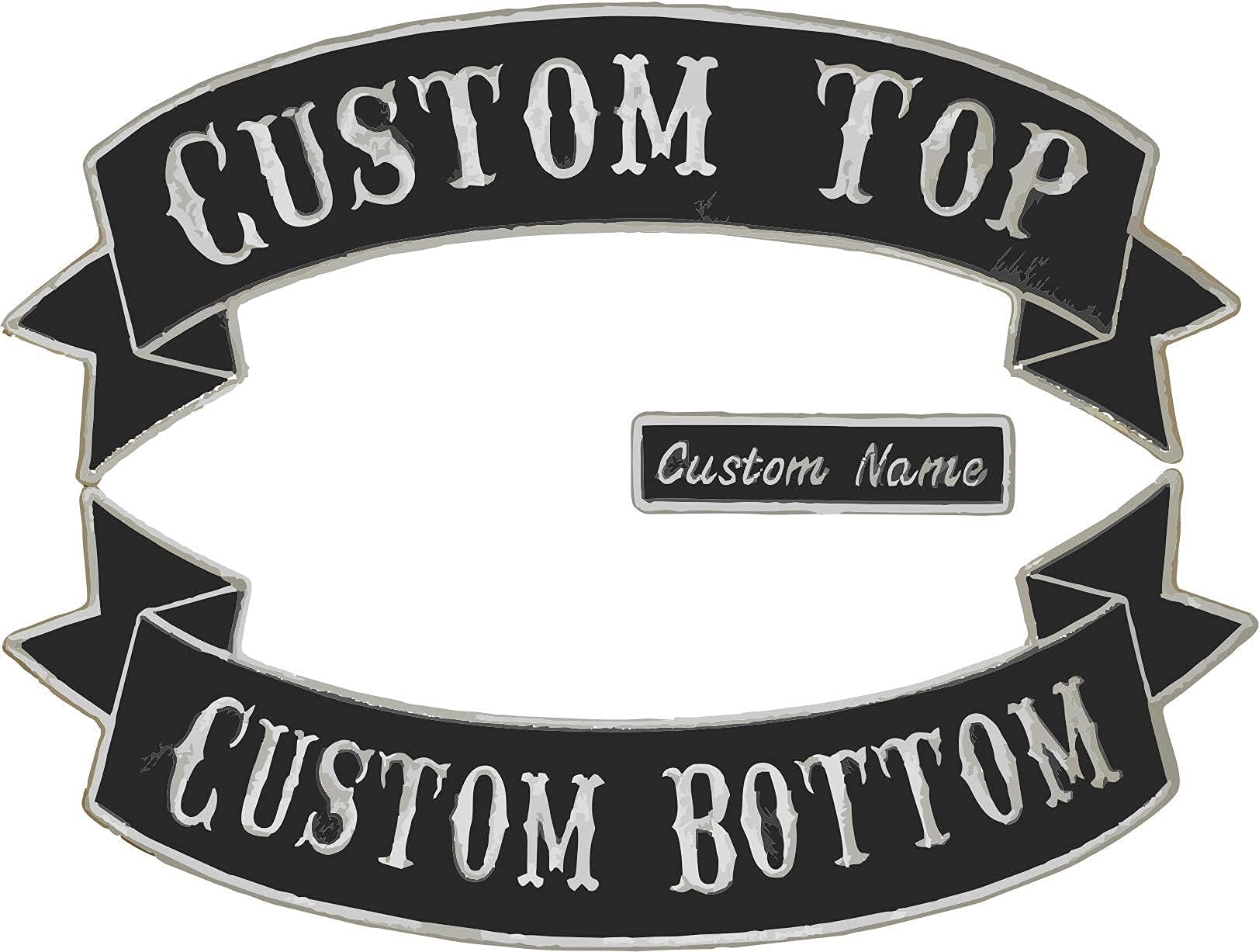 Amazon.com: USA Made Custom Embroidered Patches 5pc Patch Set |13" x 2 ...