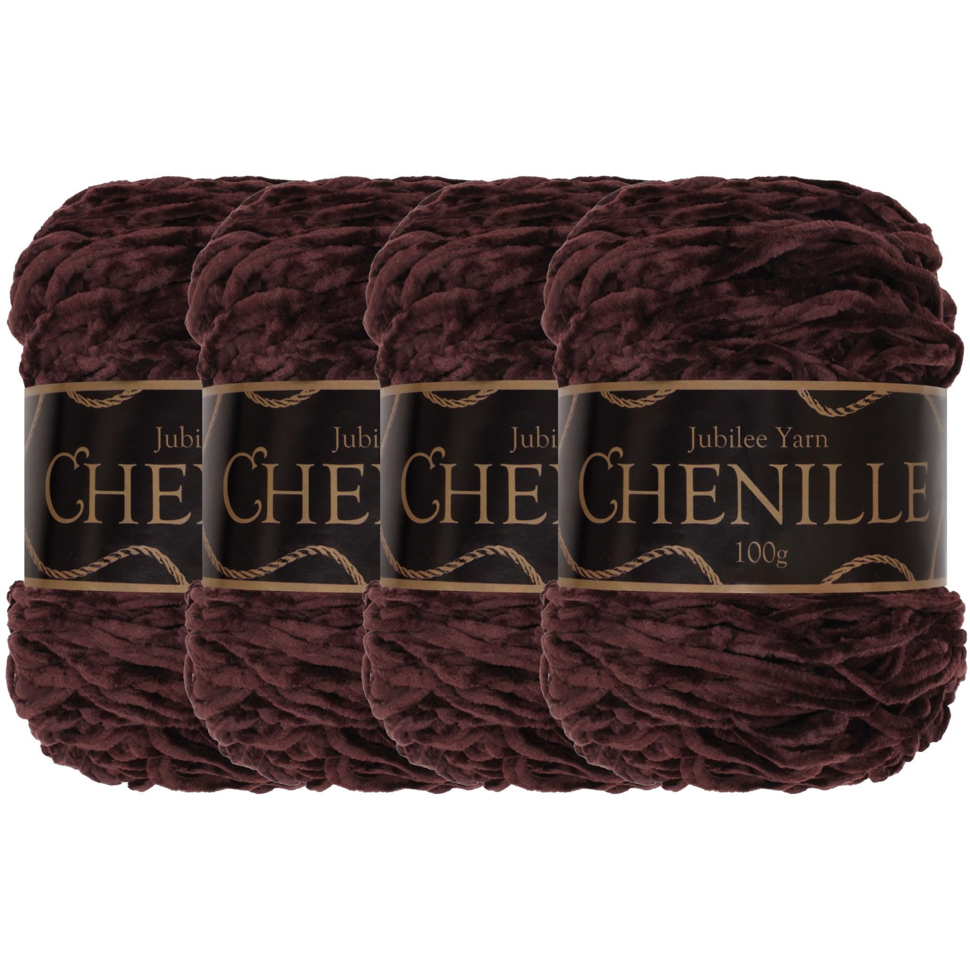 Snapklik.com : JubileeYarn Chenille Yarn - Worsted Weight - 100g/cake ...