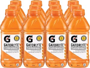 Gatorade® Gatorlyte - Bebida electrolito naranja, botellas de 591 ml ...