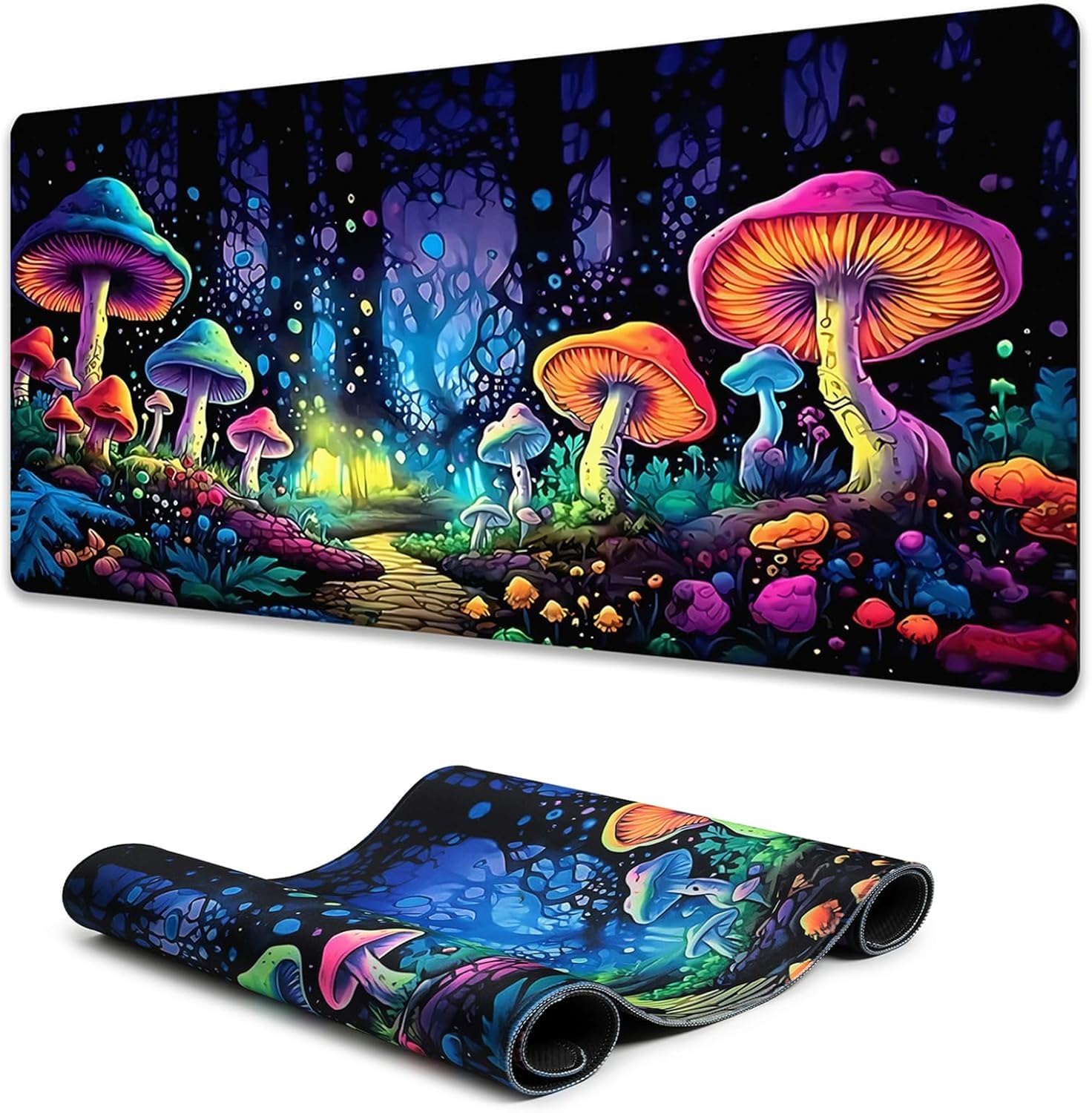 Amazon.com: SparkLia Gaming Mouse Pad, Blacklight Waterproof Large Non ...