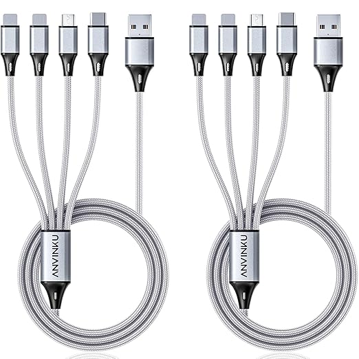 Amazon.com: Multi Charging Cable, Multi USB Cable 3A 4FT USB Charging ...