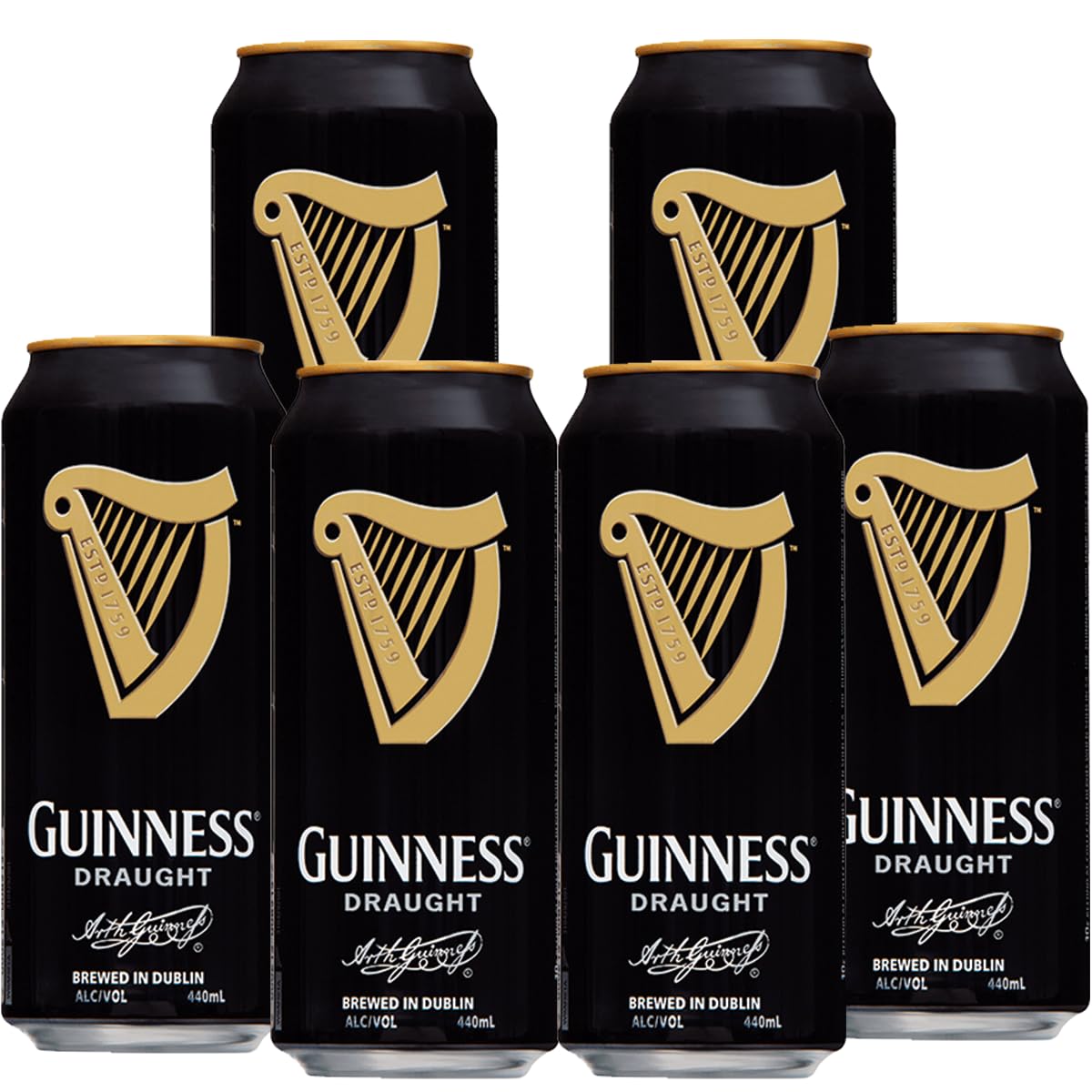 Cerveza Guinness Draught 440 Ml - 6 Latas : Amazon.com.mx: Alimentos y ...