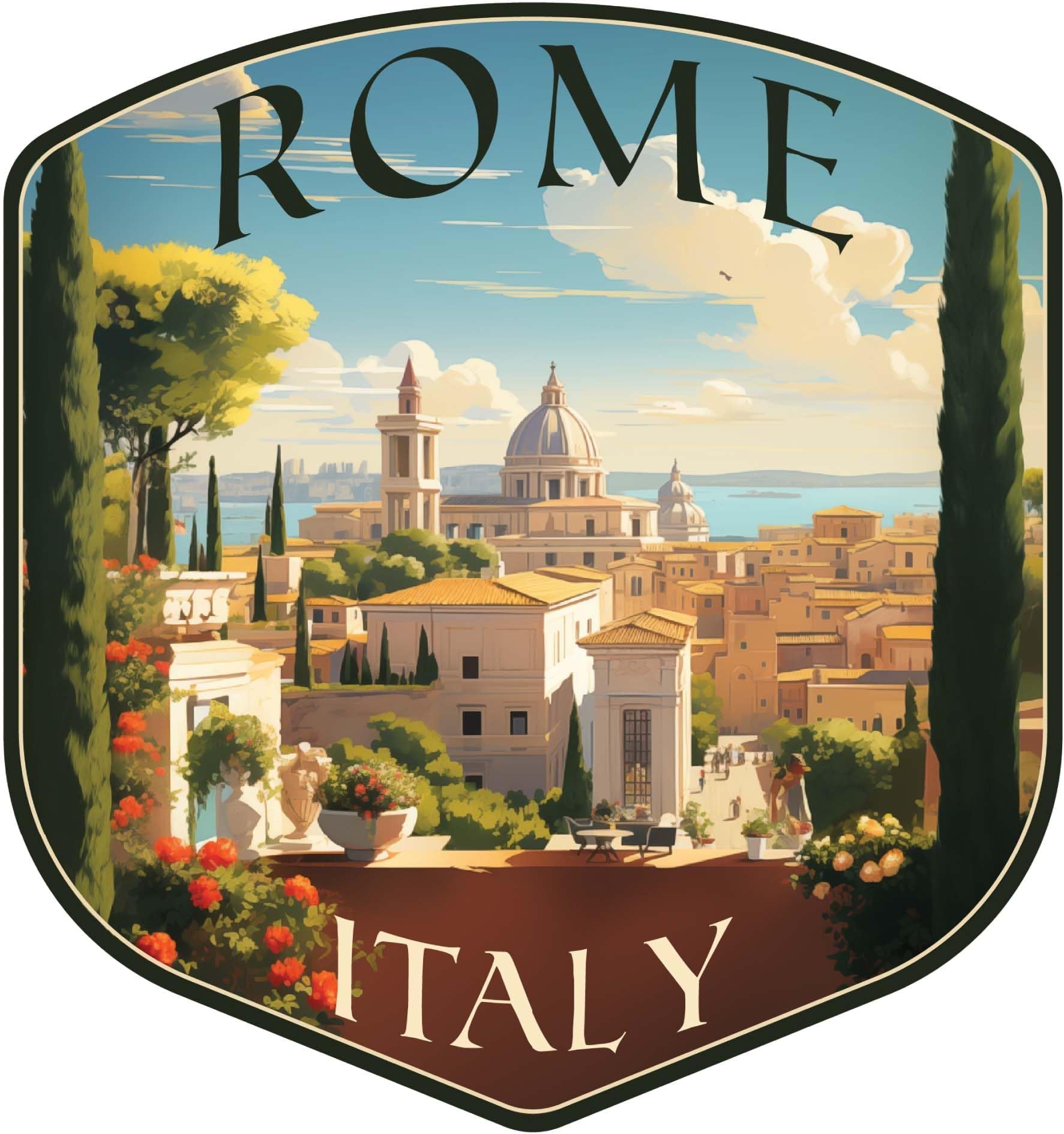 Amazon.com: 4 Attractions of Rome Italy 3D Fridge Magnet Souvenir Gift ...