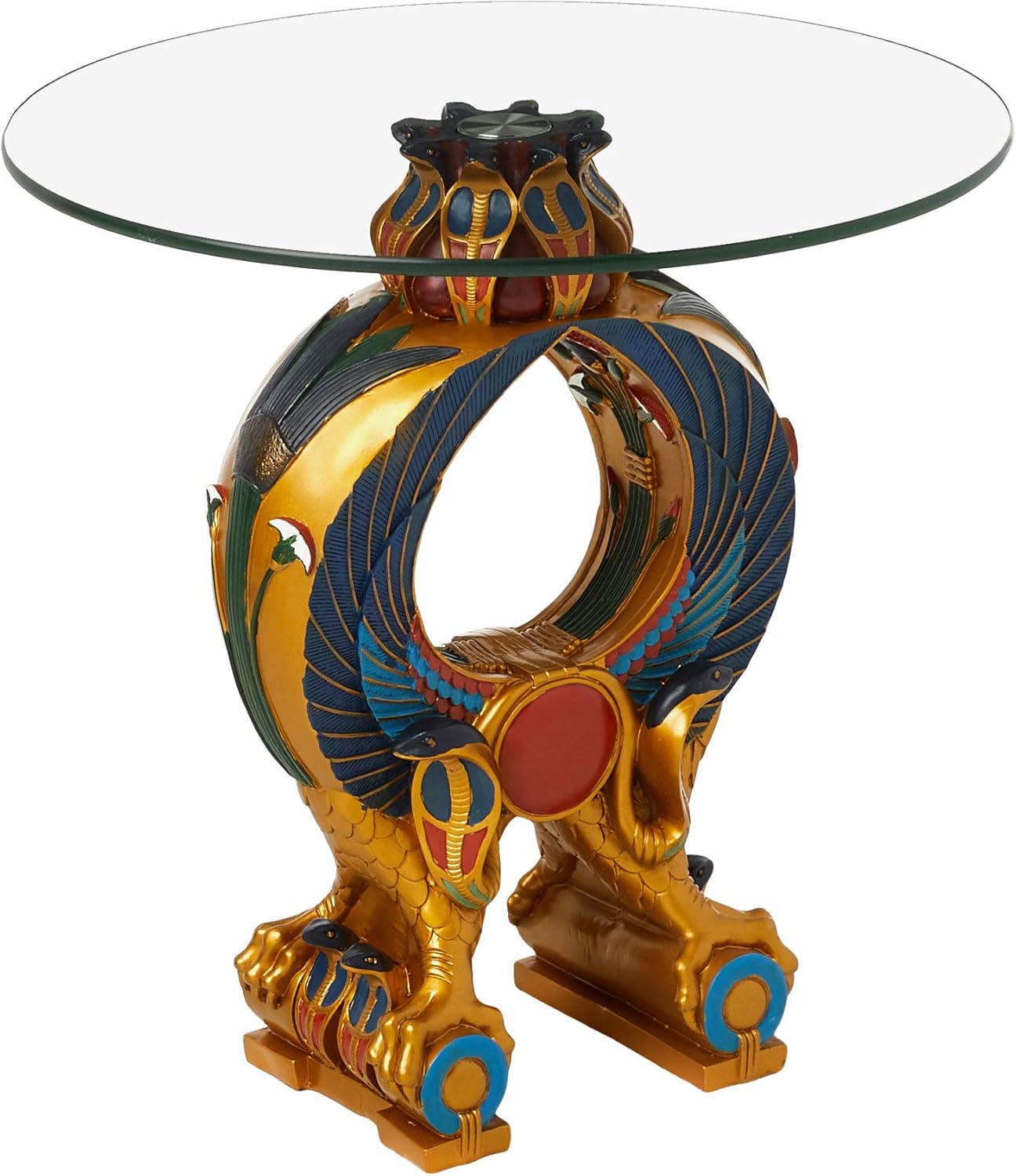 Amazon.com: Design Toscano Wings of Horus Egyptian Altar Side Table ...