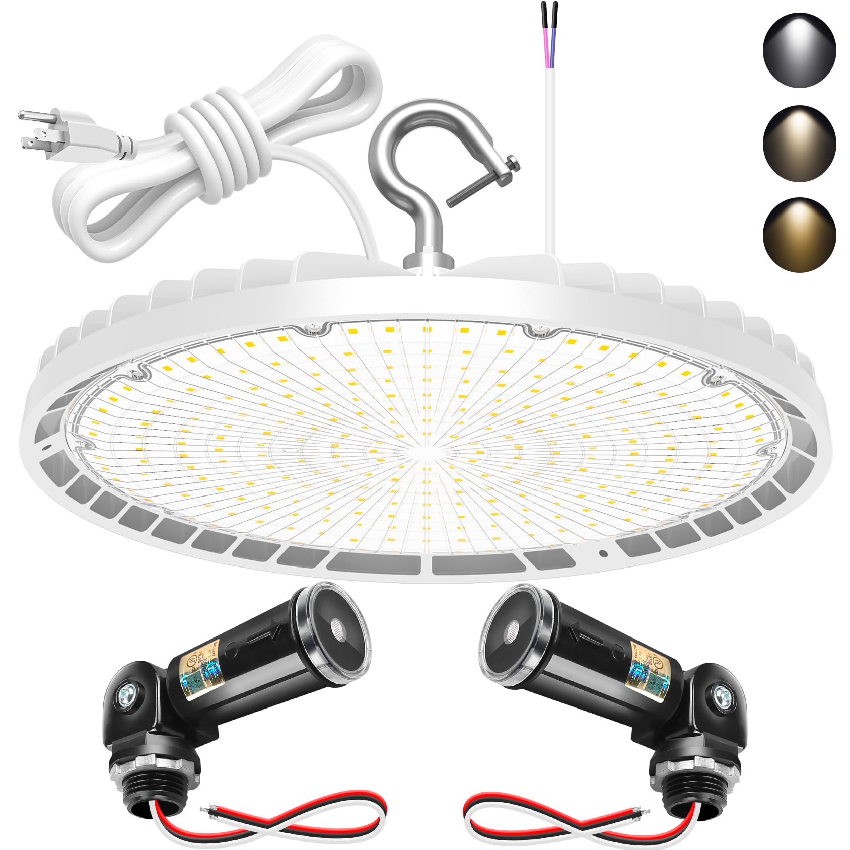 UL Listed, Photoelectric Switch, 240W LED High Bay Light, 110V/120V ...