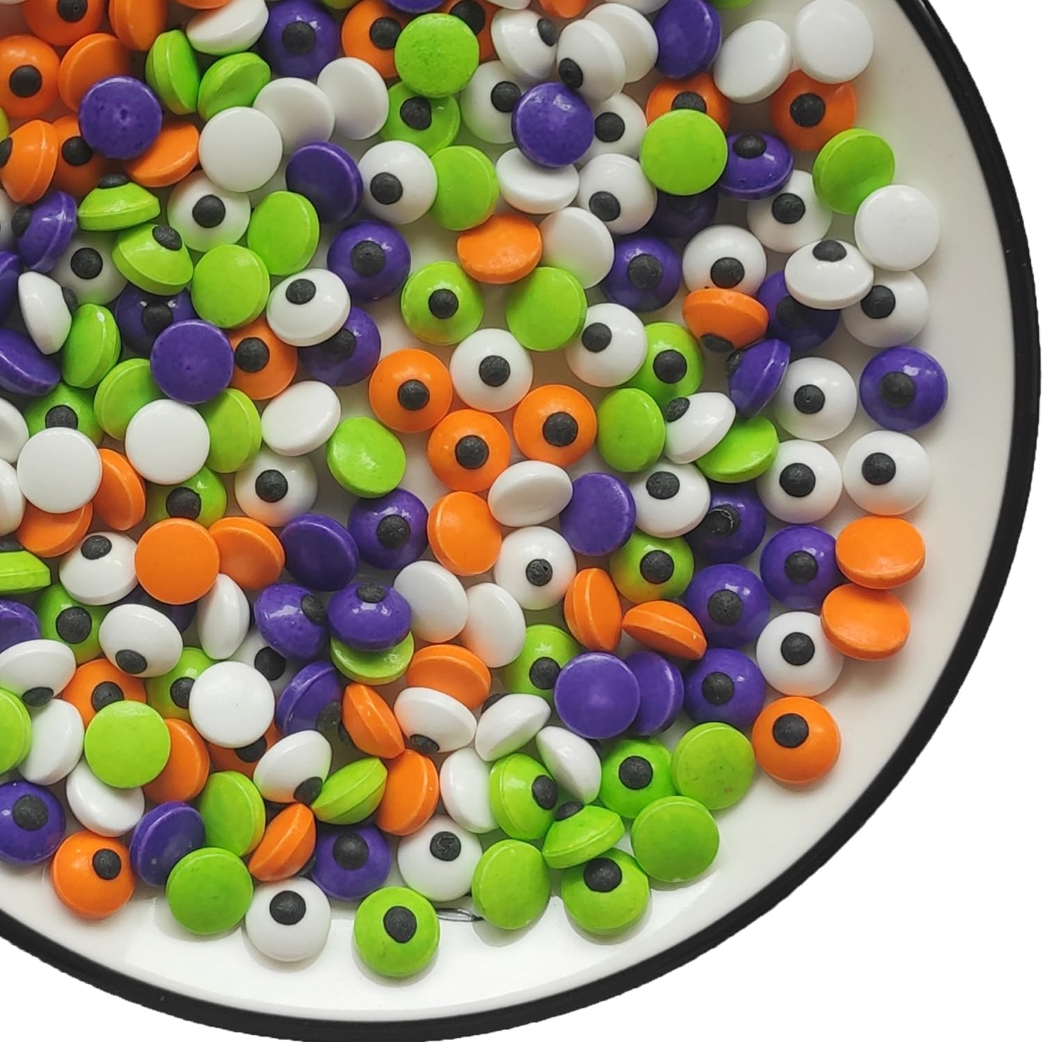 Edible 1cm Colorful Candy Eyes Halloween Sprinkles | Cake Cupcake ...
