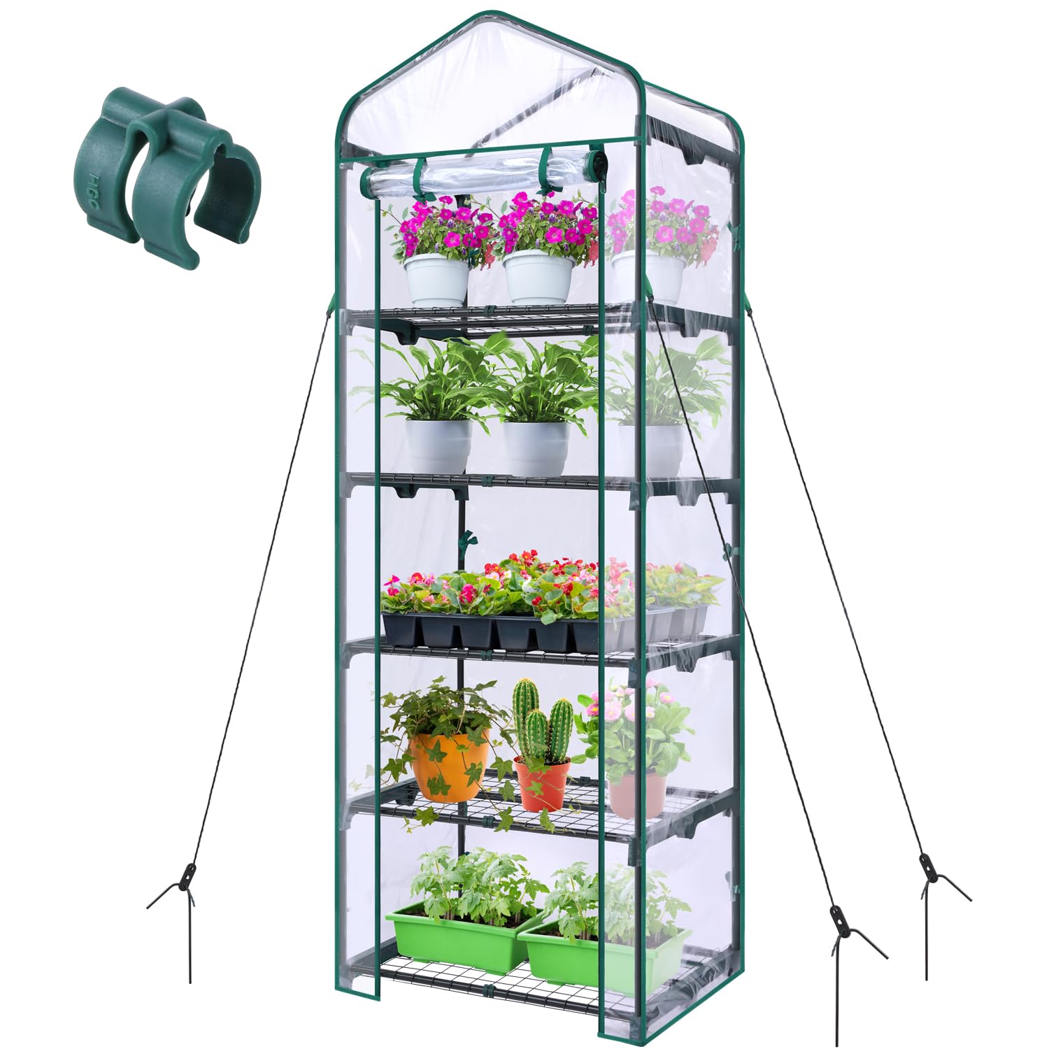 Amazon.com : Mini Greenhouse for Outdoors Indoor: Ohuhu Small Plants ...