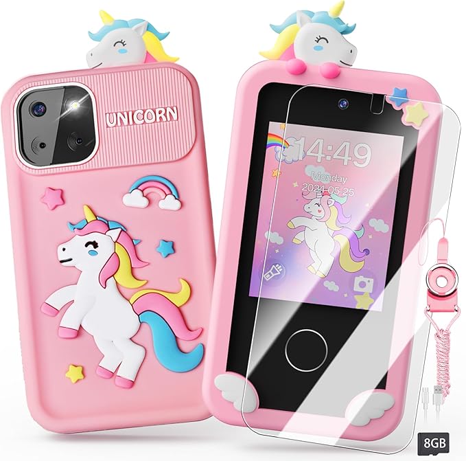 Amazon.com: Luyiilo Kids Smart Phone Toys for Girls,Unicorn Gift Toys ...