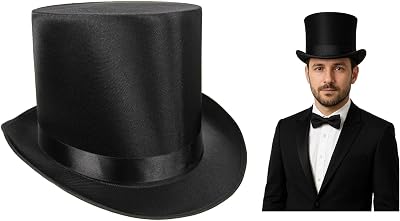 Nicky Bigs Novelties Tall Black Top Hat for Men, Philippines | Ubuy