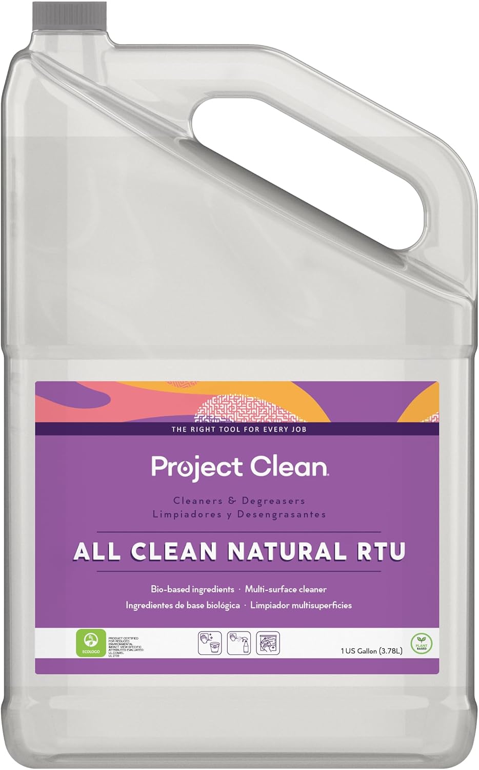Amazon.com: Project Clean Commercial Industrial All Clean, Ready to Use Non-Toxic All-Purpose ...