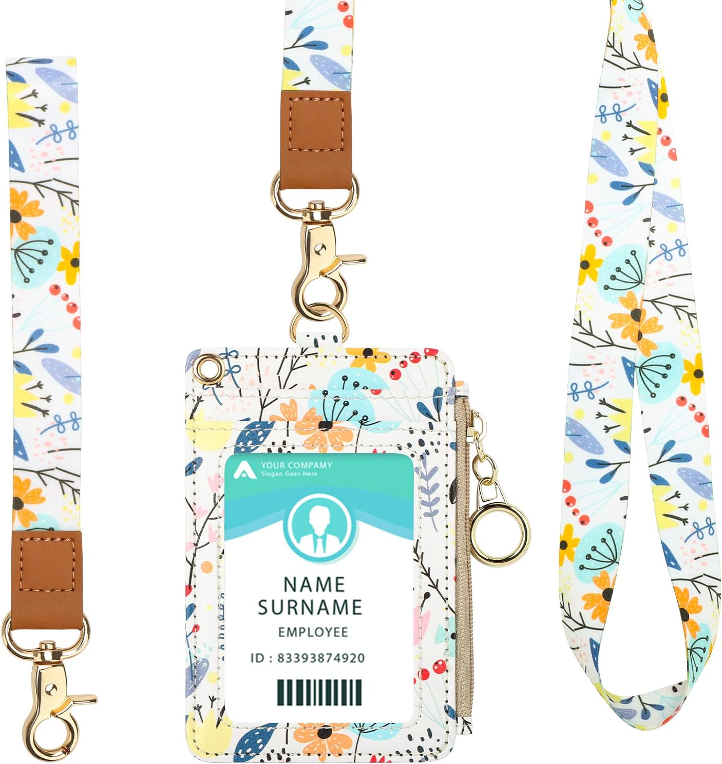 Amazon.com : SUPSLOTH Cute ID Badge Holder with Retractable Clip ...