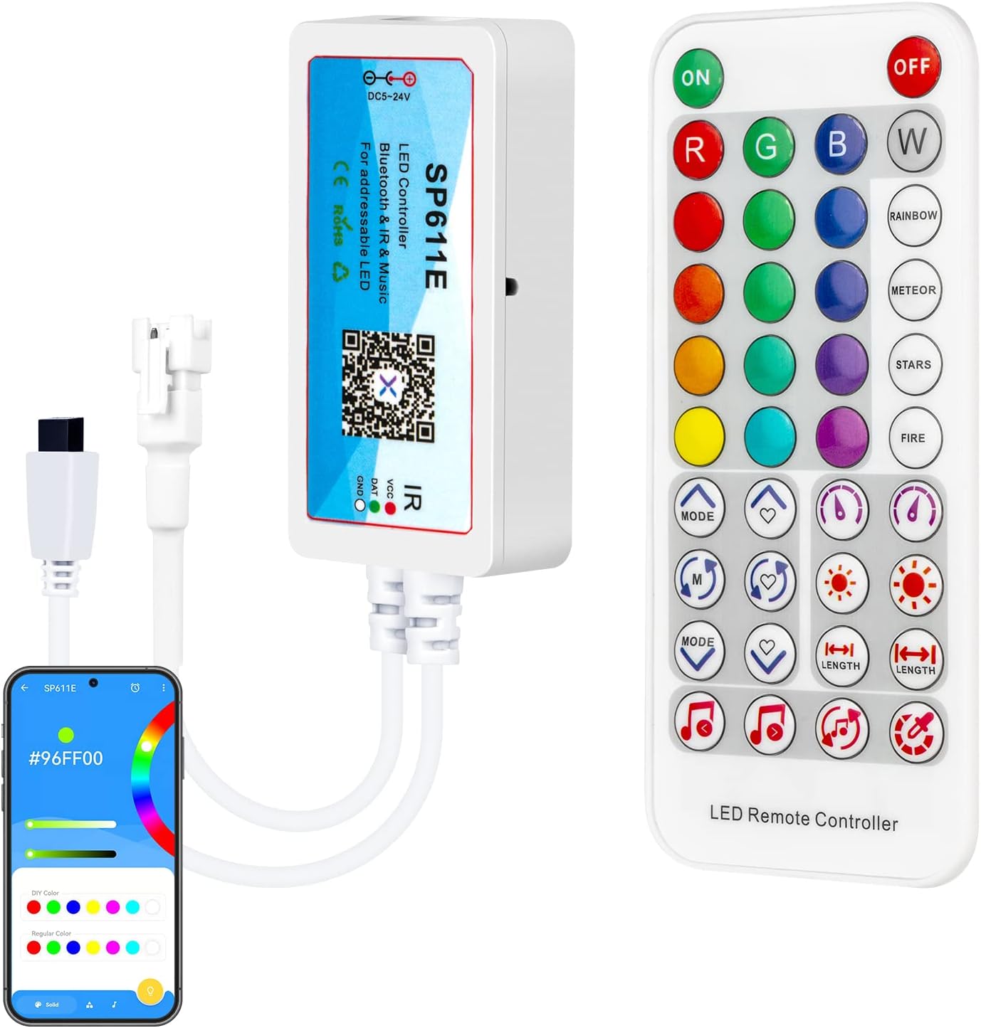 Amazon.com: ADRESUNO WS2812B WS2811 WS2813 WS2815 1903 16703 LED Strip Controller for LED Module ...