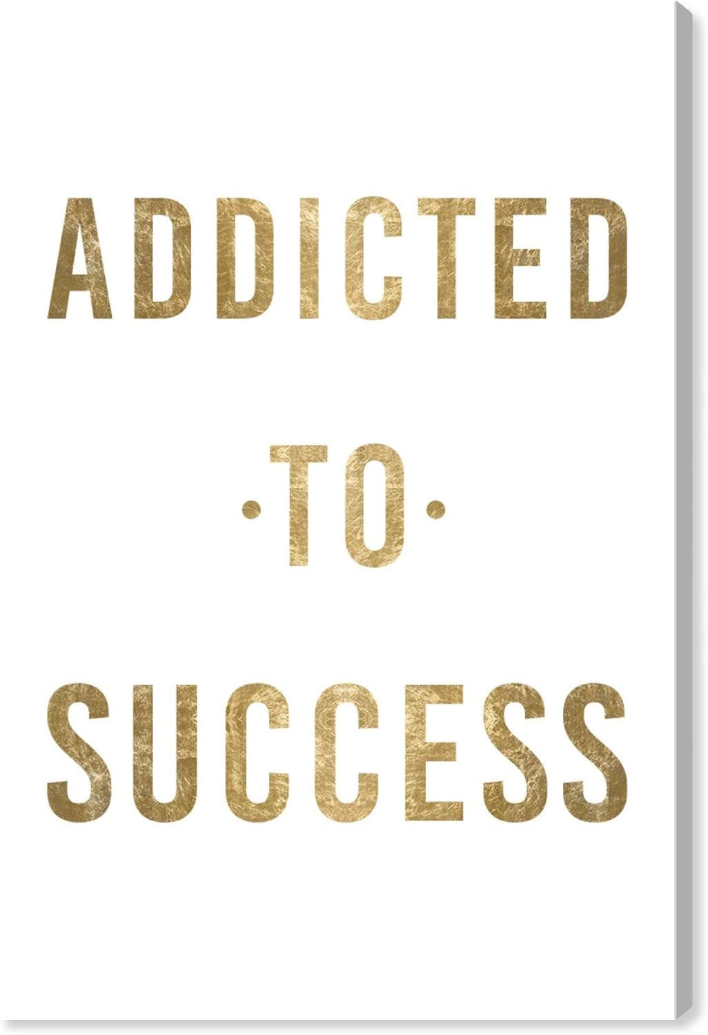 Amazon.com: Addicted to Success Gold Metallic by Oliver Gal | Modern ...
