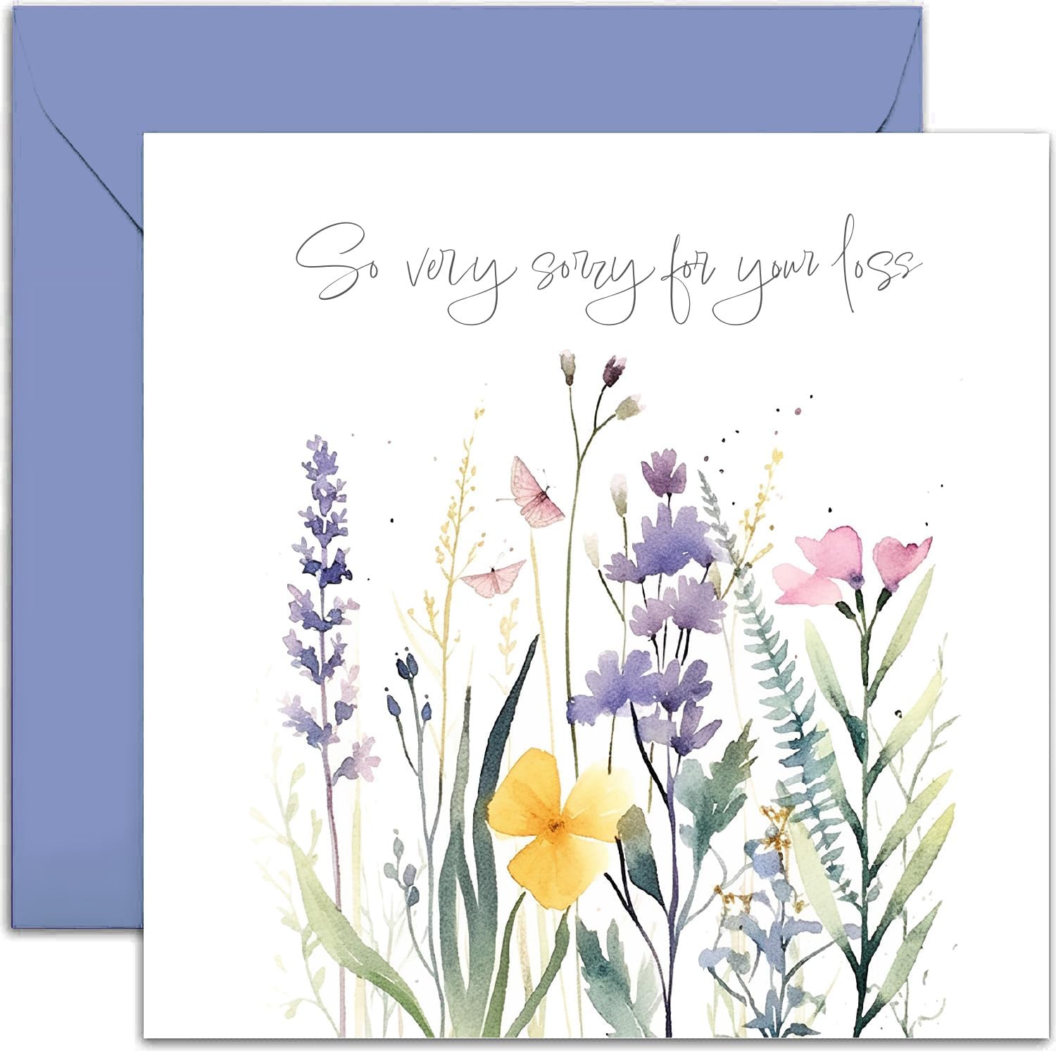 Old English Co. 'Sorry For Your Loss' Condolences Greeting Card for ...