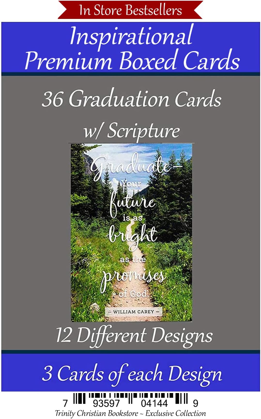Amazon.com : Graduation Card 36 Count Religious/Christian Box Card Set ...