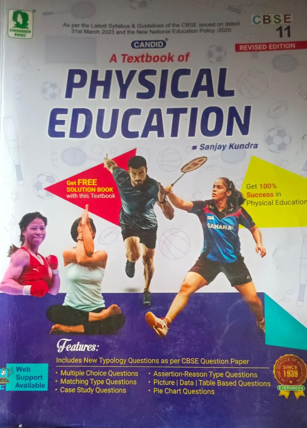 Physical Education CBSE Class 11 By Sanjay Kundra (Second Hand & Used ...