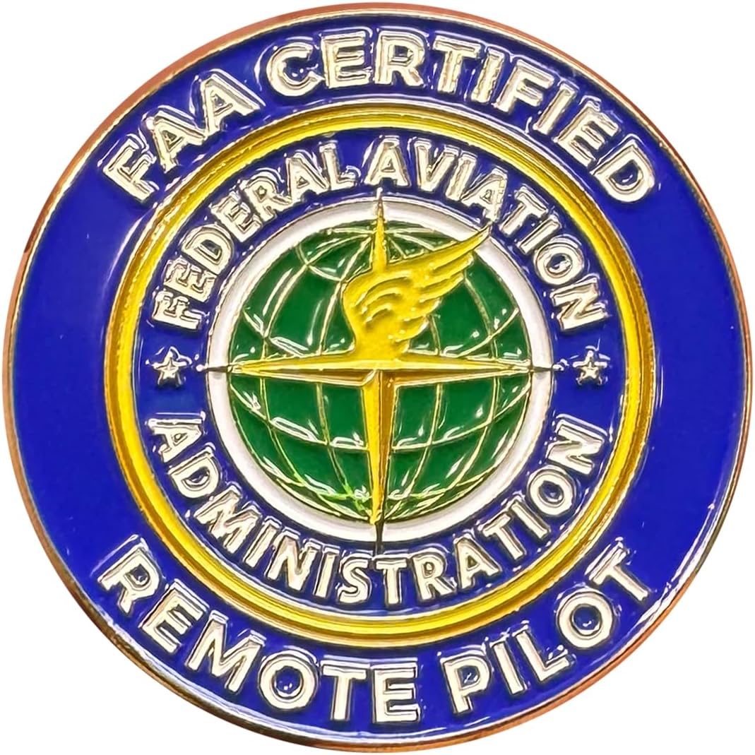 Amazon.com: LEO Challenge Coins BL18-017 FAA Certified Drone Pilot ...