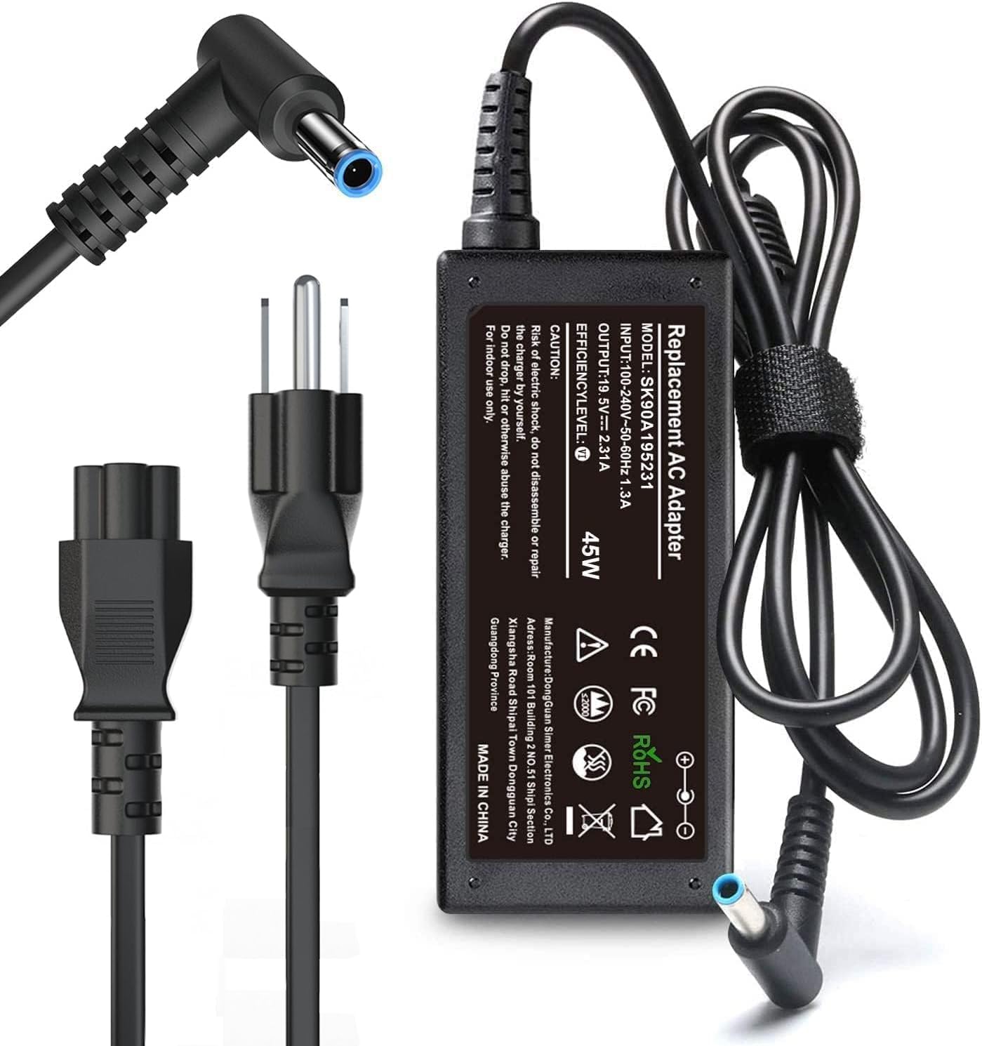 Amazon.com: 45W AC Adapter Replacement for HP 240 G5 250 G4 250 G5 256 ...