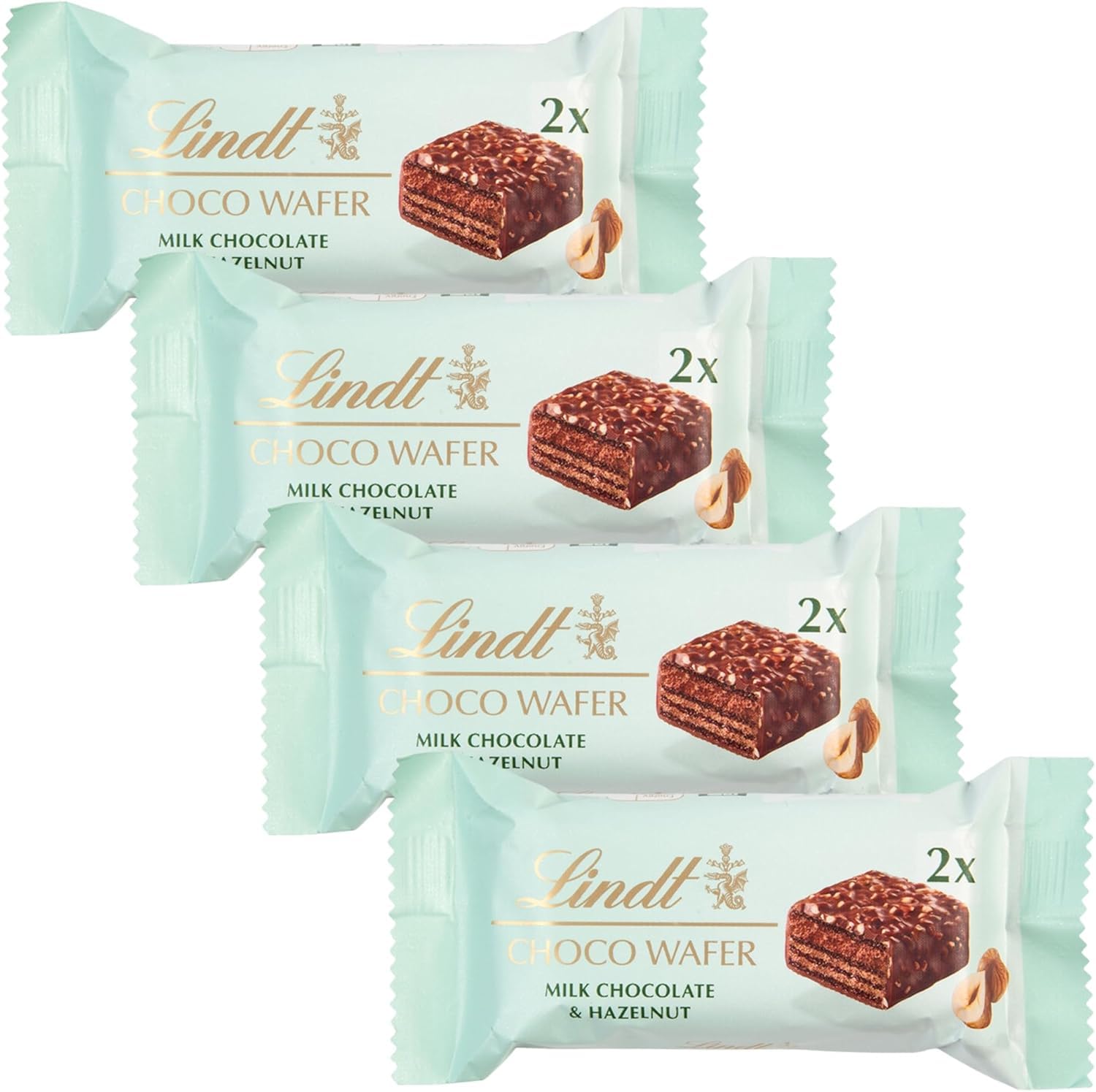 Milk Chocolate Wafer Bundle With Lindt Chocowafer 30g (4 Pack) : Amazon ...