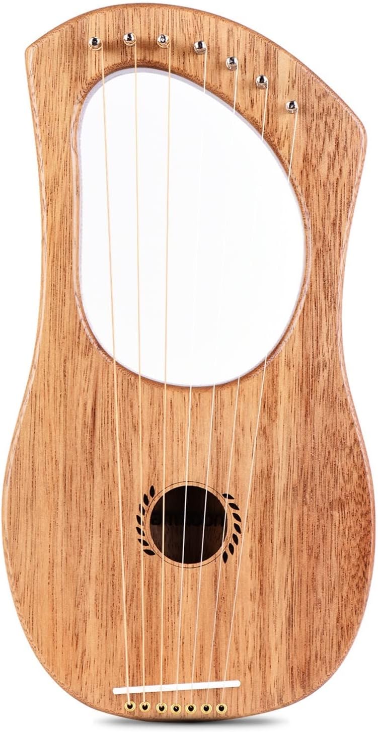 Amazon.com: TEMKIN Lyre 7-String Lyre Harp Ancient Style Lyres Wood ...