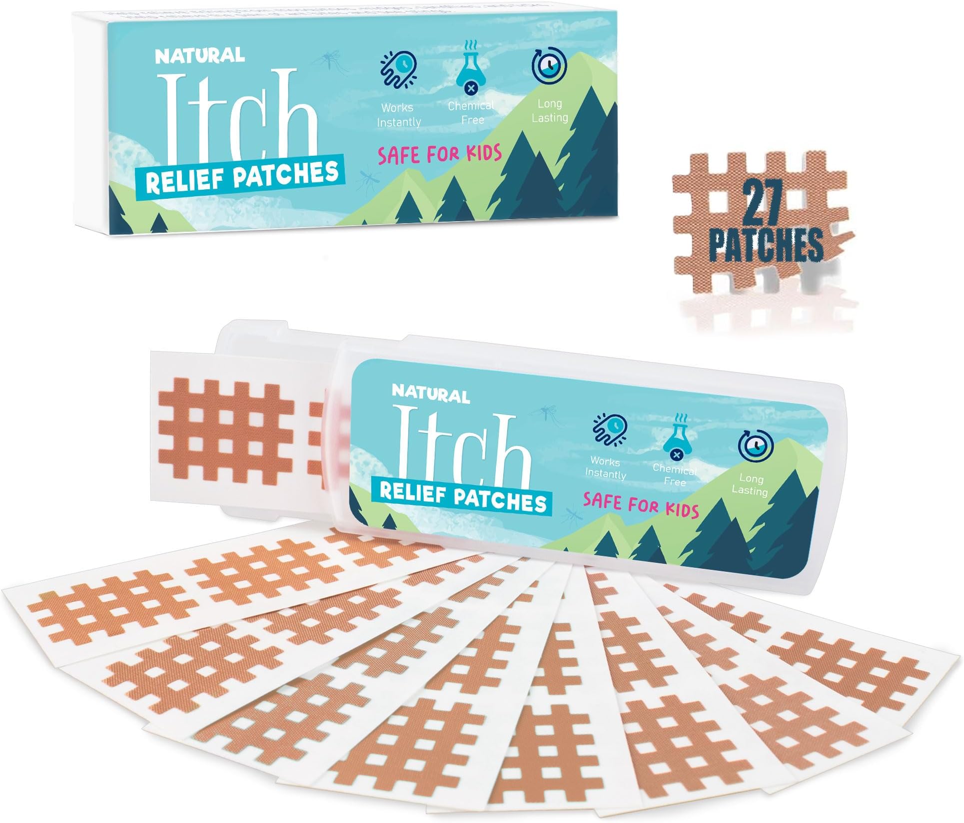 Amazon.com: quitch 3x27ct Bulk Pack, Bug Bite Itch Relief Patch Kids ...