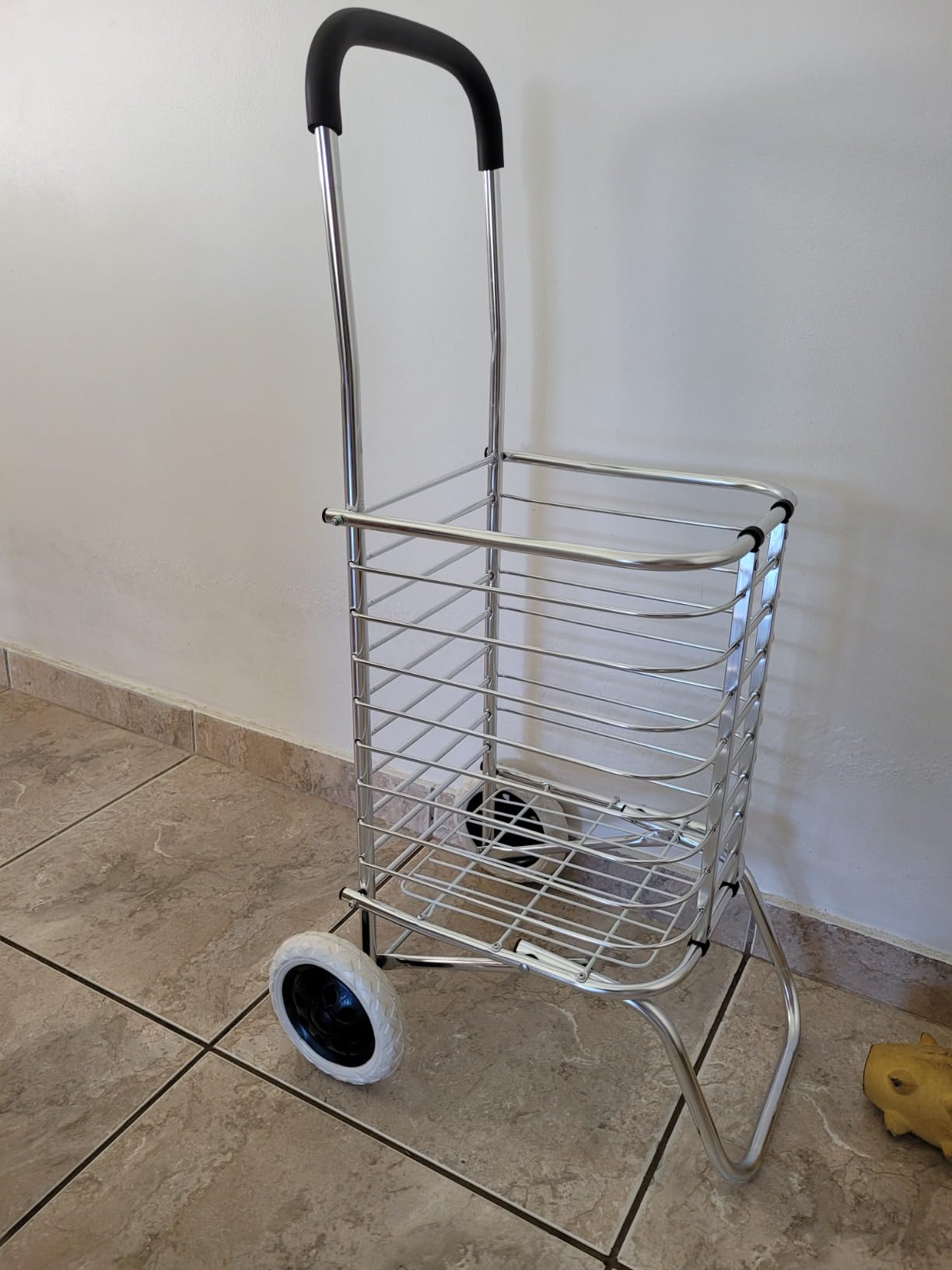 Carrinho de Feira Dobravel Aluminio Compras Portatil Supermercado ...