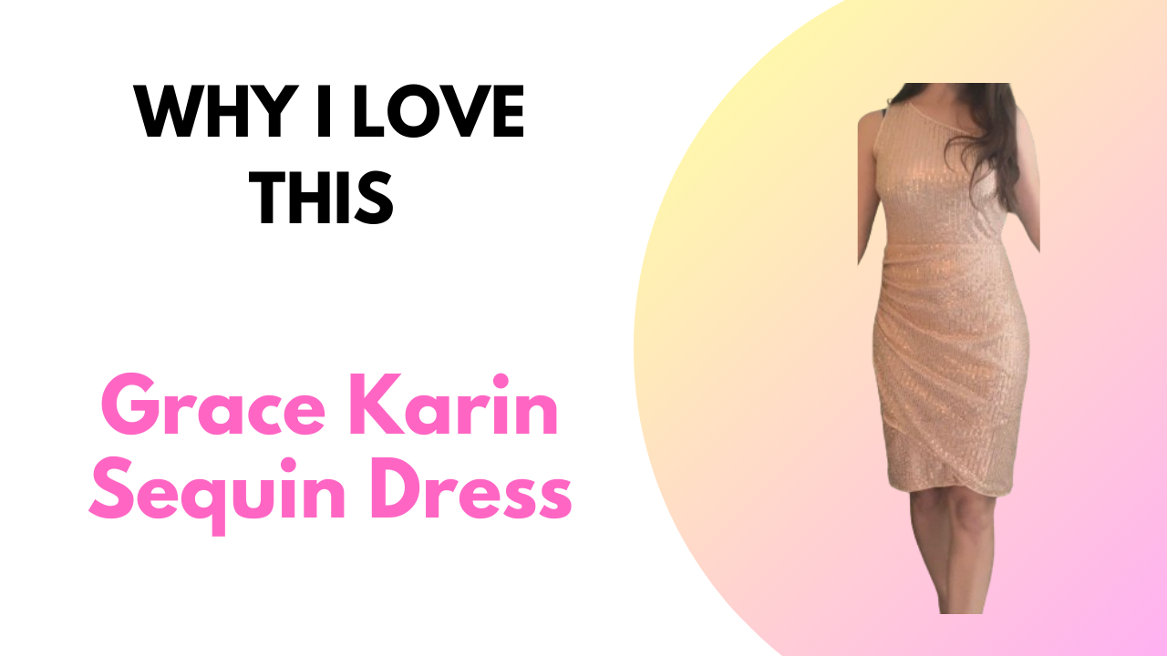 Watch Why I love this Grace Karin One Shoulder Sequin Dress on Amazon Live