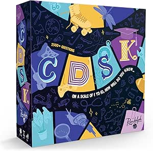 Amazon.com: Randolph CDSK | Trivia Party and Team Game | Ages 14+ | 2 ...