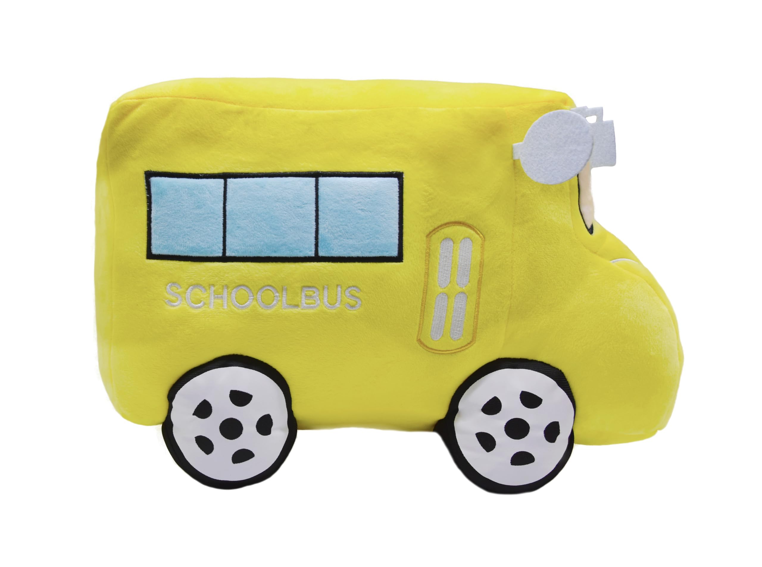 Snapklik.com : Soft Plush School Bus Stuffed Car Toy Super Cute Yellow ...