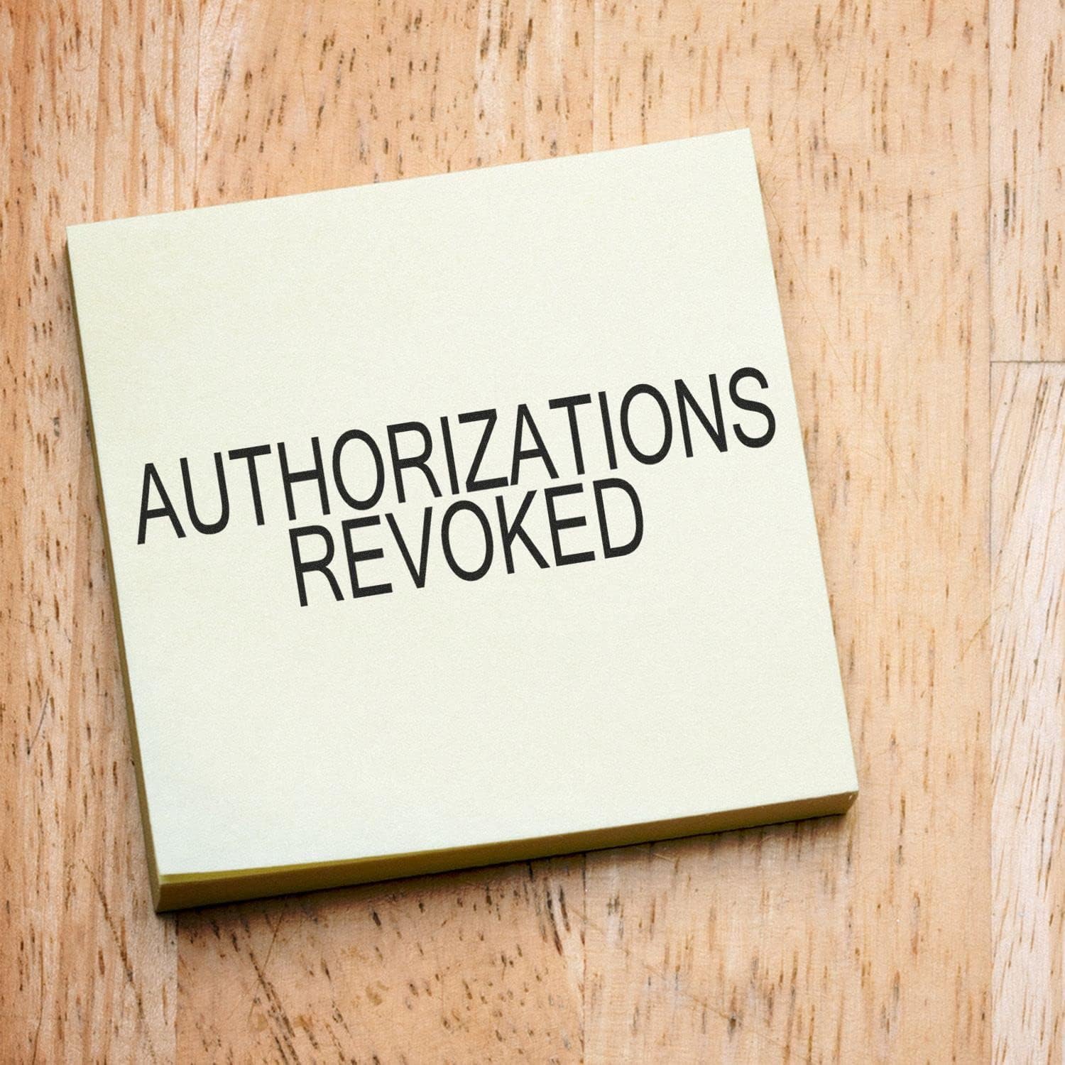 Amazon.com : Large Pre Inked Authorizations Revoked Stamp, Perfect for ...